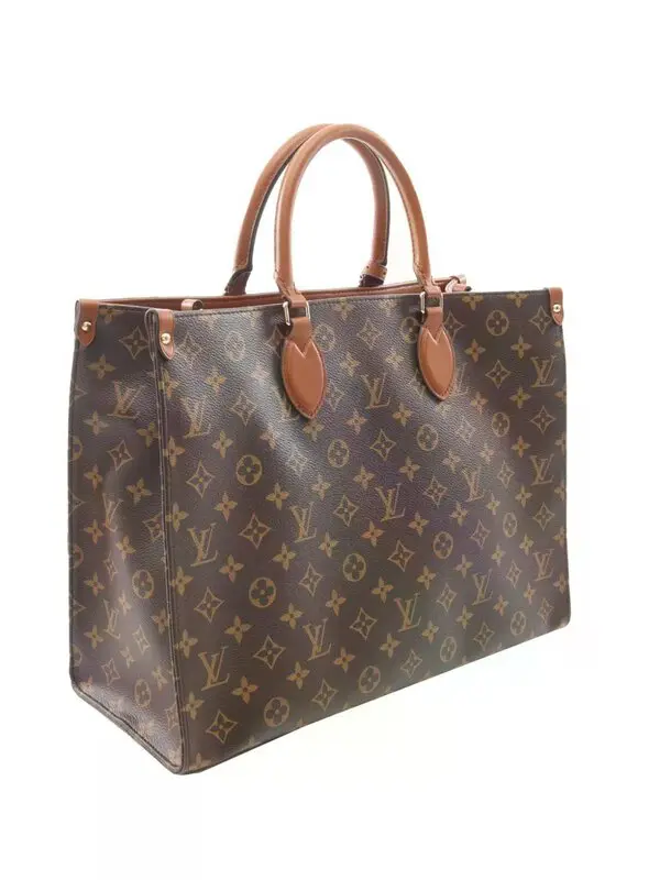 LOUIS VUITTON Monogram Onthego Organizer Satchel - Brown