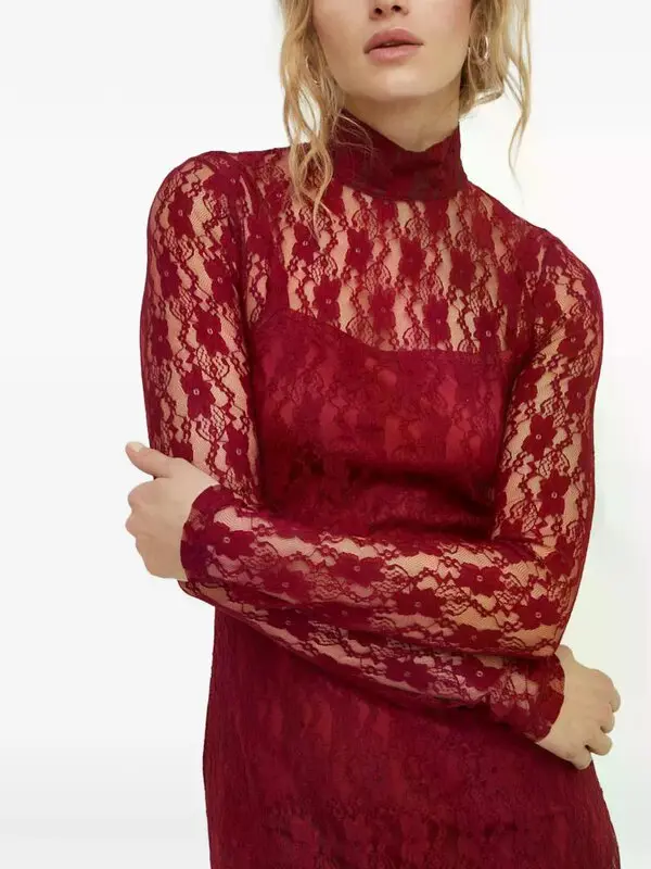 RÉSUMÉ Laces High-neck Maxi Dress