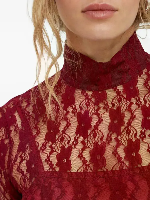 RÉSUMÉ Laces High-neck Maxi Dress
