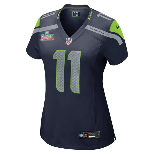 Nike Jaxon Smith-njigba Seattle Seahawks Super Bowl Lx Nfl Game Jersey - Blue