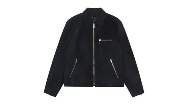 StÜssy Bing Suede Jacket - Black