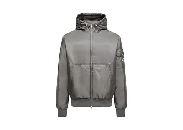 Moncler Poiliot Quilted Shell Jacket - Grey