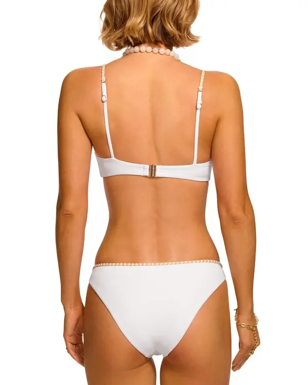 Ramy Brook Braided Mona Bikini Top - White