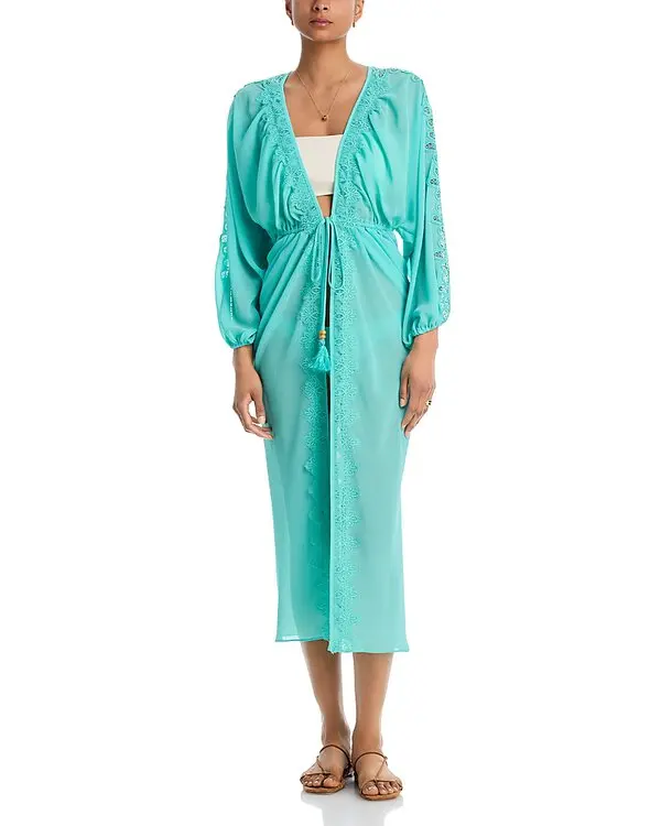 Ramy Brook Bernice Cover Up Dress - Seaglass