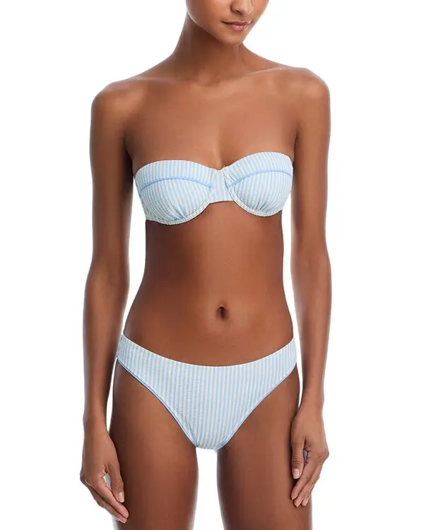 Solid & Striped The Juliette Bikini Top - Blue Lagoon