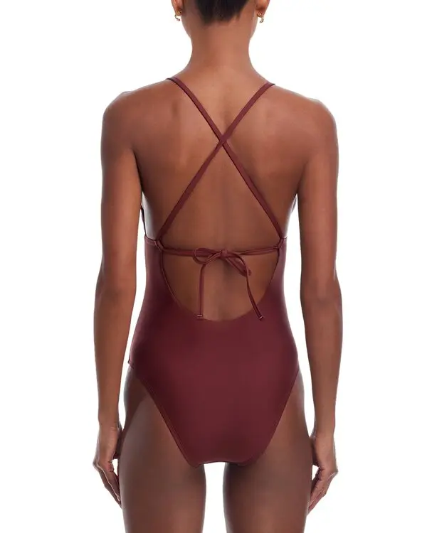 Paige Daisy Tie Back One Piece Swimsuit