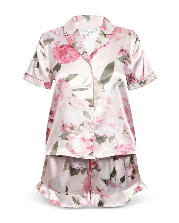 IN BLOOM BY JONQUIL Satin Shorts Pajama Set - Rosewater