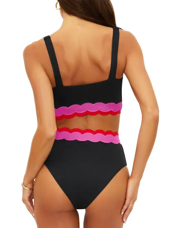 Beach Riot Marin Bikini Top - Electric Wave