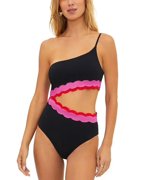 Beach Riot Liora One-piece Swimsuit - Electric Wave