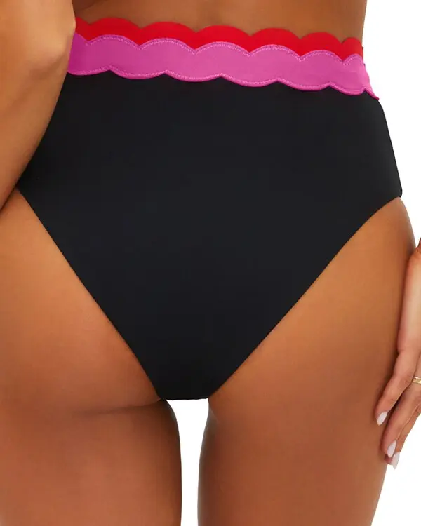 Beach Riot Harriet Bikini Bottom - Electric Wave