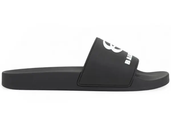 Balenciaga Unity Sports Icon Pool Slide - Black