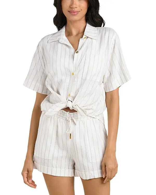 La Blanca Delphine Striped Shirt