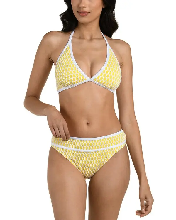 La Blanca Textured Bikini Bottom