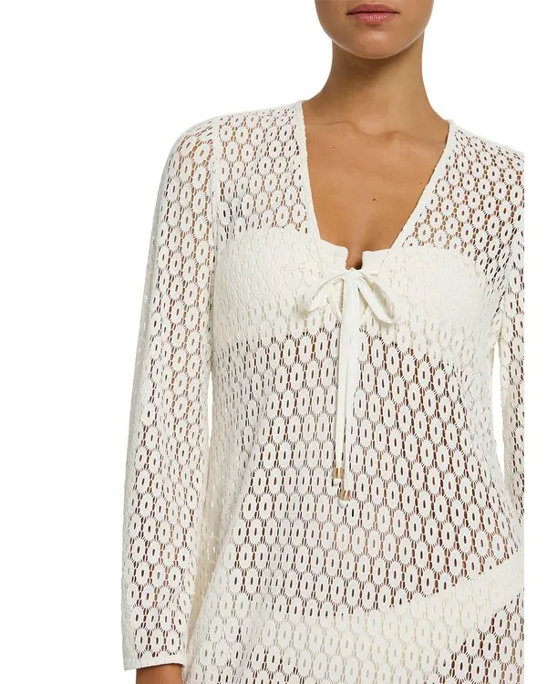 JETS Stretch Lace Maxi Kaftan Cover Up