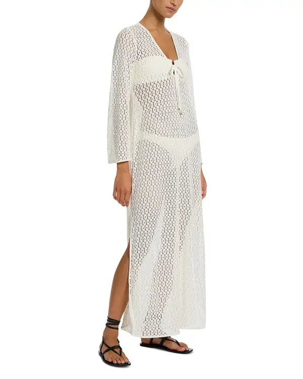 JETS Stretch Lace Maxi Kaftan Cover Up
