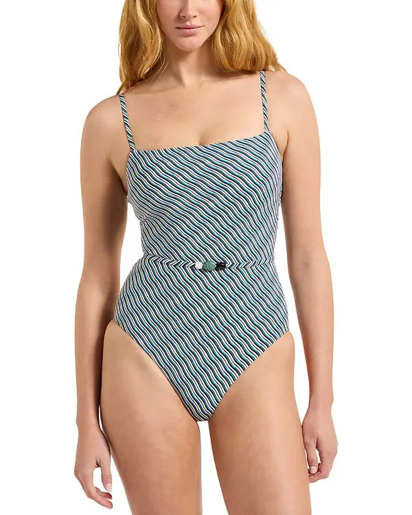 JETS Minimal Tank One Piece Swimsuit - Poolside