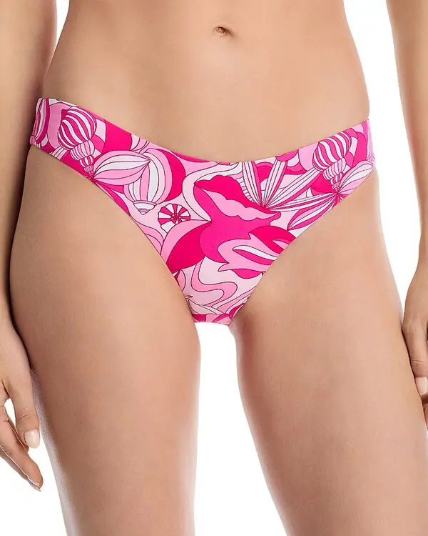 Aqua Basic Bikini Bottom - Pink Multi