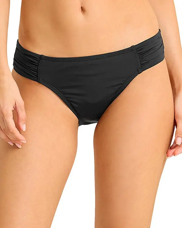 Tommy Bahama Pearl Hipster Bikini Bottom - Black