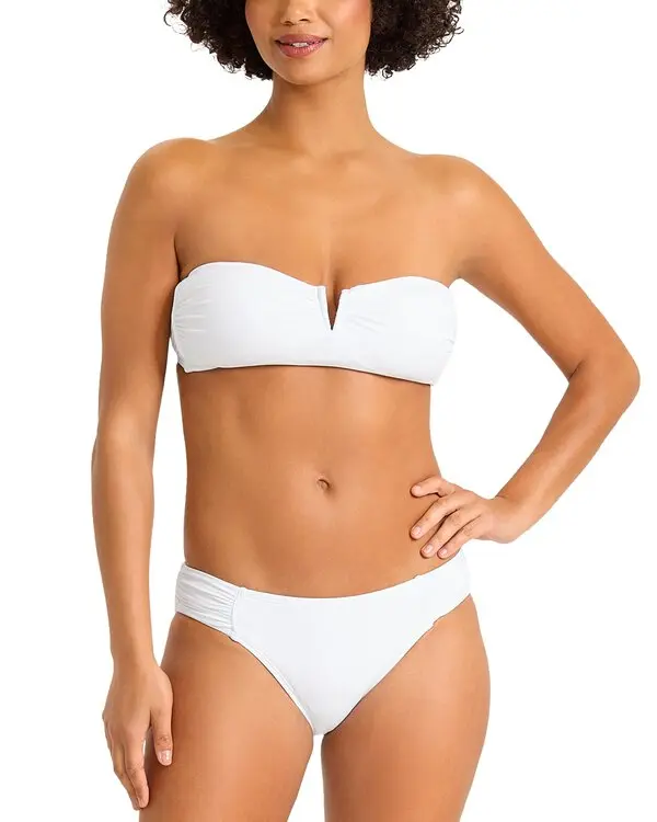 Tommy Bahama Pearl Hipster Bikini Bottom - White