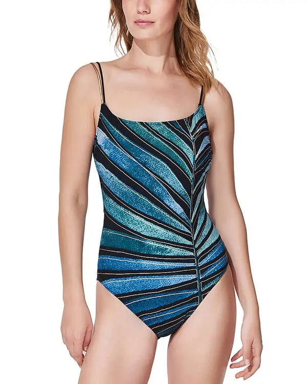 GOTTEX Willow One Piece Swimsuit - Black/blue