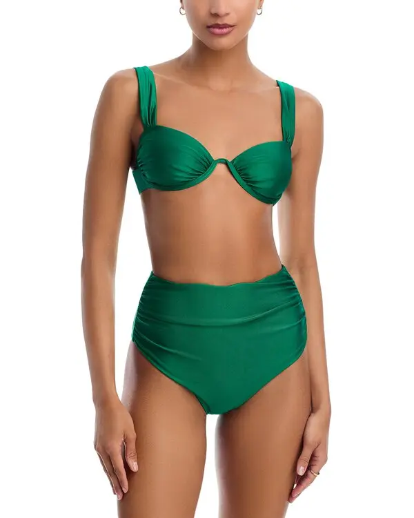 Simkhai Anniston Bikini Top - Kelly Green