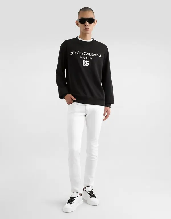 Dolce & Gabbana Regular Fit Stretch Jeans - Multicolor