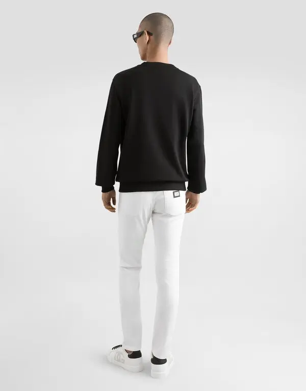 Dolce & Gabbana Regular Fit Stretch Jeans - Multicolor