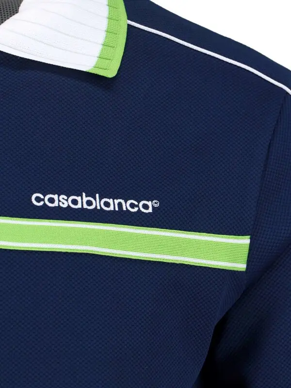 Casablanca Pique Zip Sweatshirt