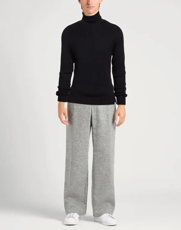 LIU •JO MAN Turtleneck Ribbed Knit Top