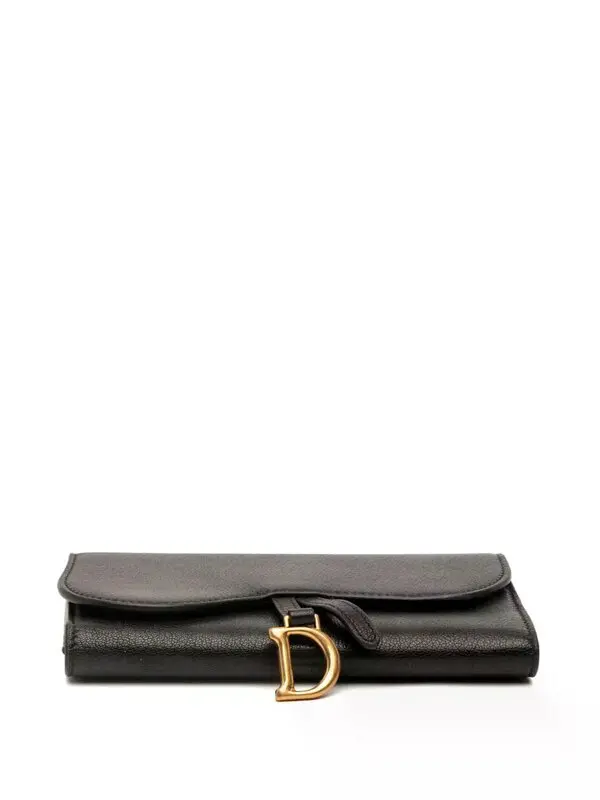 Dior 2021 Goatskin Saddle Wallet