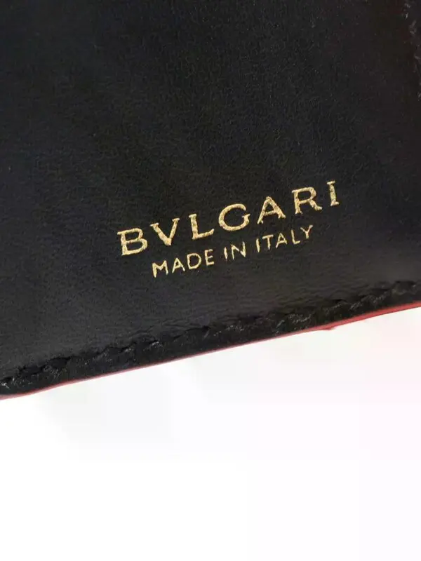 BVLGARI 2010-2026 Patent Leather Serpenti Forever Bi-fold Wallet Small Wallets