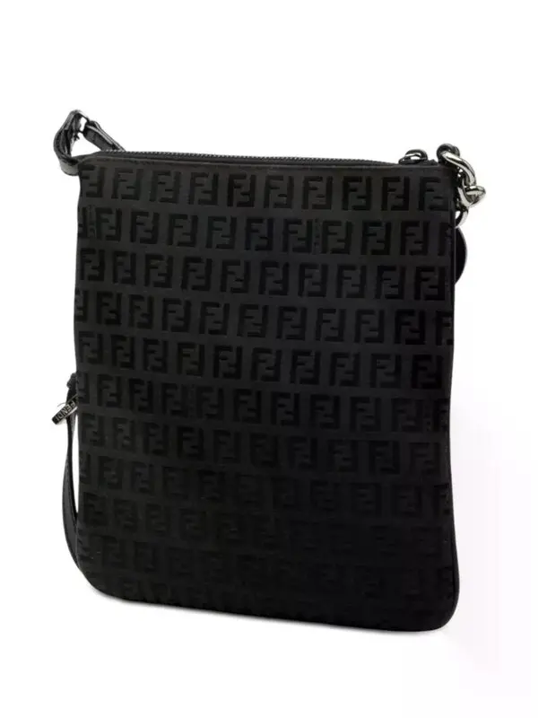 Fendi 2000-2010 Zucchino Canvas Crossbody Bag