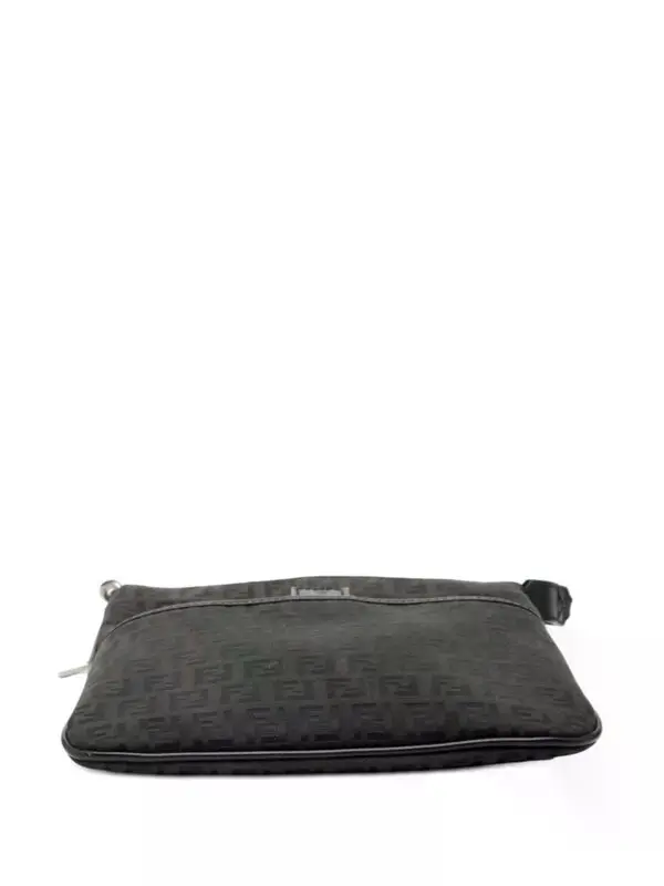 Fendi 2000-2010 Zucchino Canvas Crossbody Bag