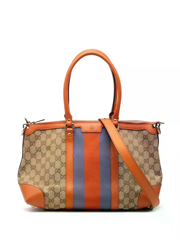 Gucci Gg Canvas Web Satchel