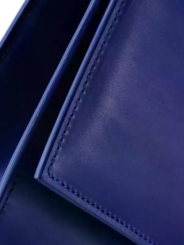 Saint Laurent Classic Monogram Leather Long Clutch Bag - Blue