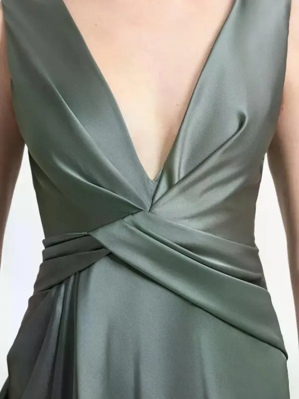 GEMY MAALOUF V-neck Maxi Dress