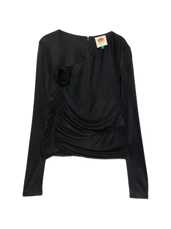 Farm Rio Floral-embellished Blouse
