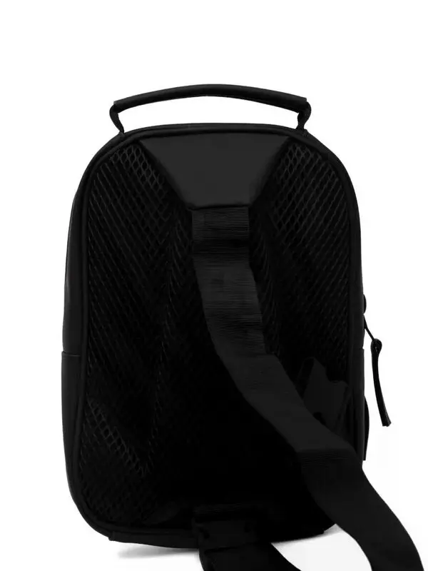 Rains Front-zip Backpack - Black