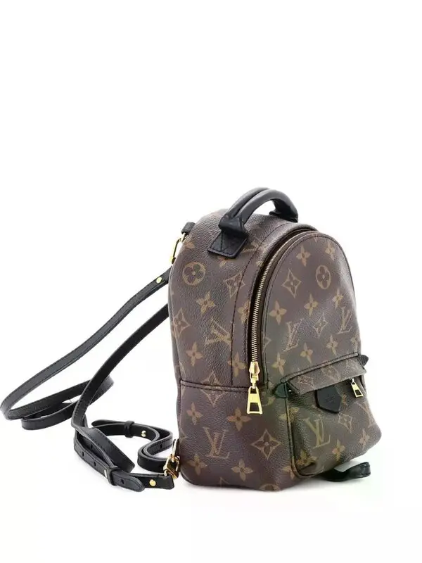 LOUIS VUITTON Palm Springs Monogram Canvas Mini Backpack - Brown