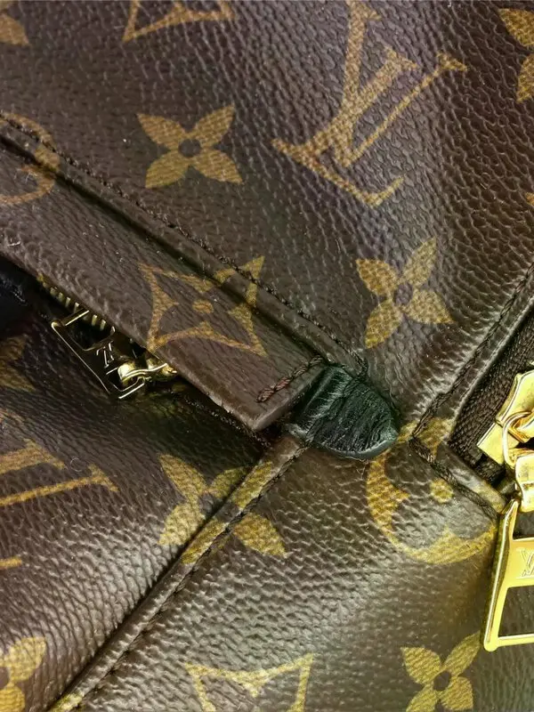LOUIS VUITTON Palm Springs Monogram Canvas Mini Backpack - Brown