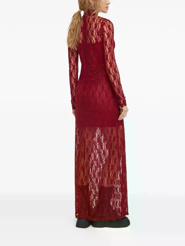RÉSUMÉ Laces High-neck Maxi Dress