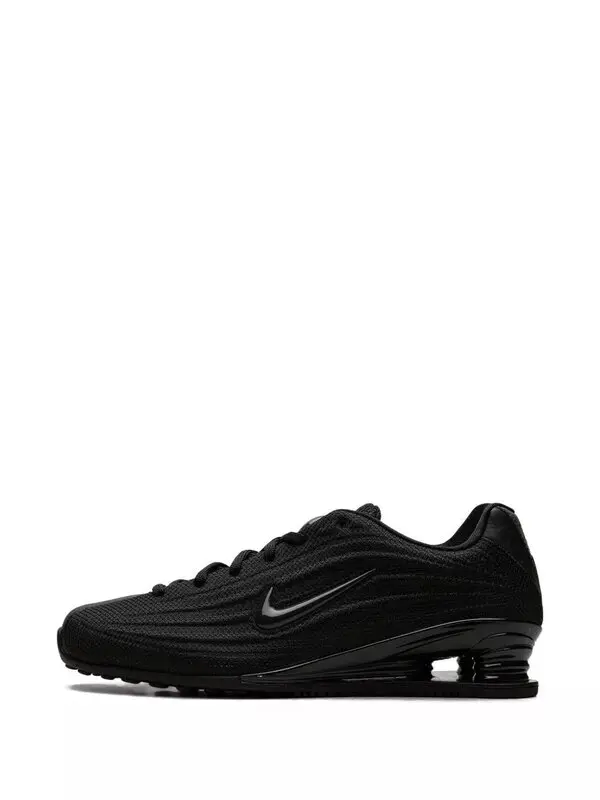 Nike Shox Z Striped Sneakers - Black