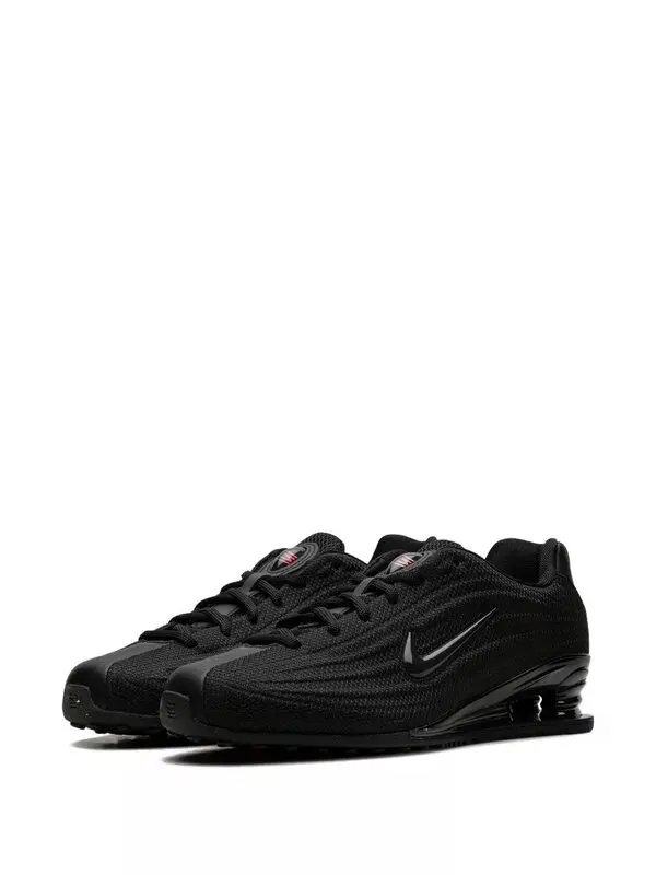 Nike Shox Z Striped Sneakers - Black