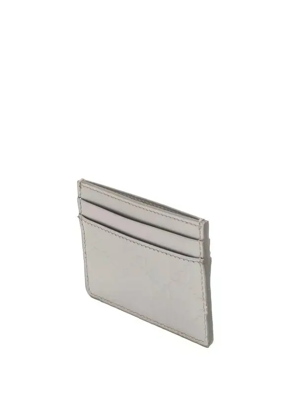 Gucci 2016-2026 Patent Guccissima Card Holder - Silver