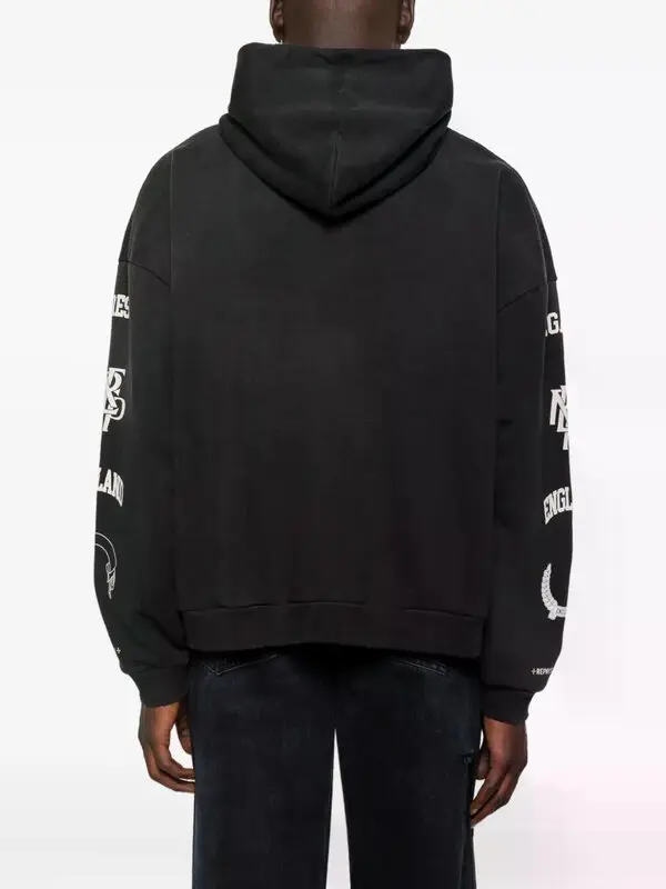 REPRESENT Legacy Crest Hooded Sweatshirt - Black