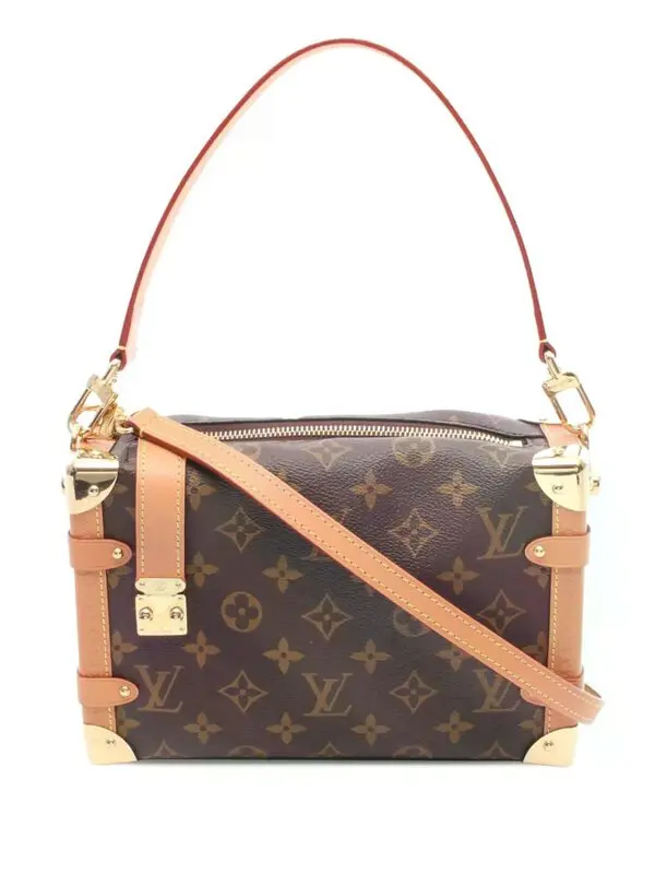 LOUIS VUITTON Monogram Side Trunk Mm Satchel