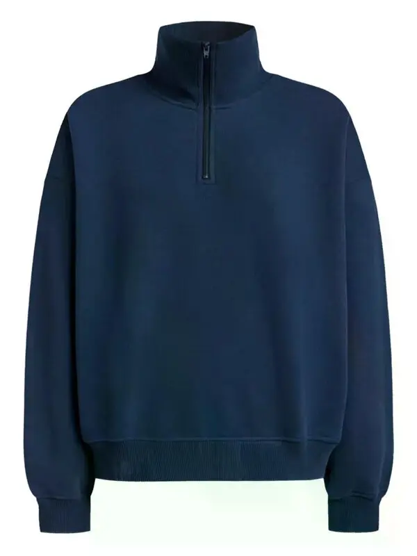 12 STOREEZ Half-zip Terry Sweatshirt