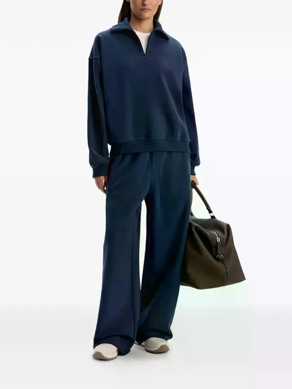 12 STOREEZ Half-zip Terry Sweatshirt