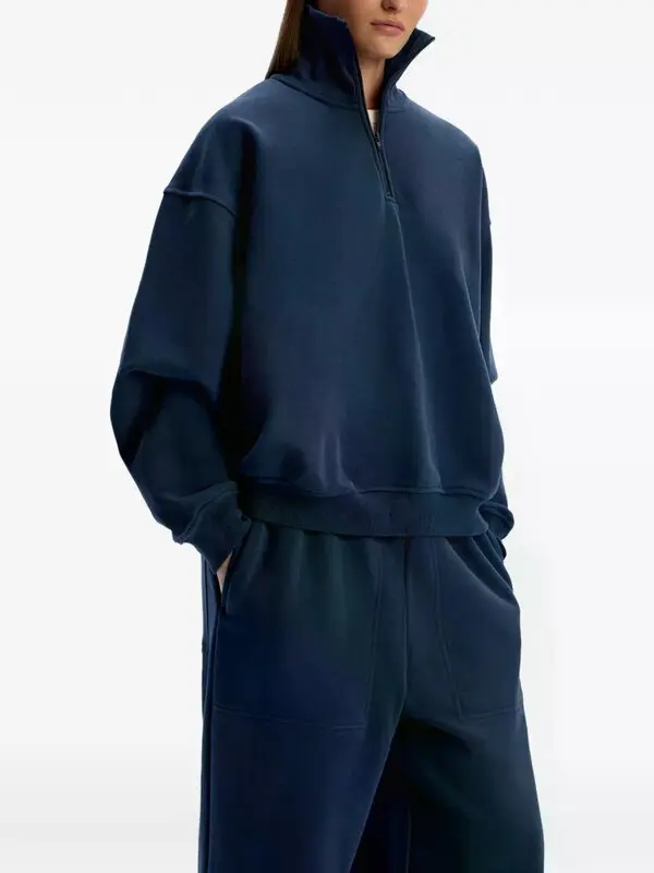 12 STOREEZ Half-zip Terry Sweatshirt