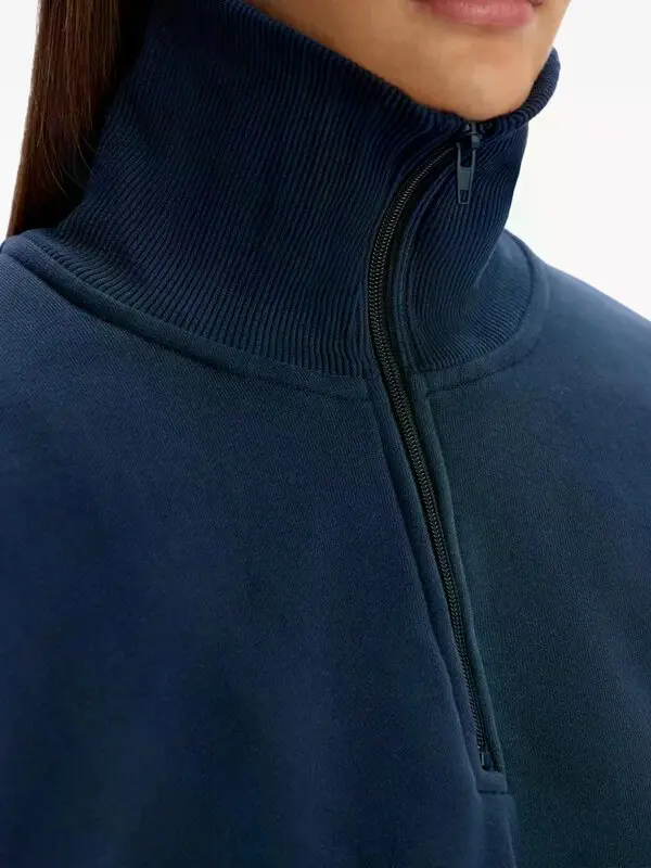 12 STOREEZ Half-zip Terry Sweatshirt